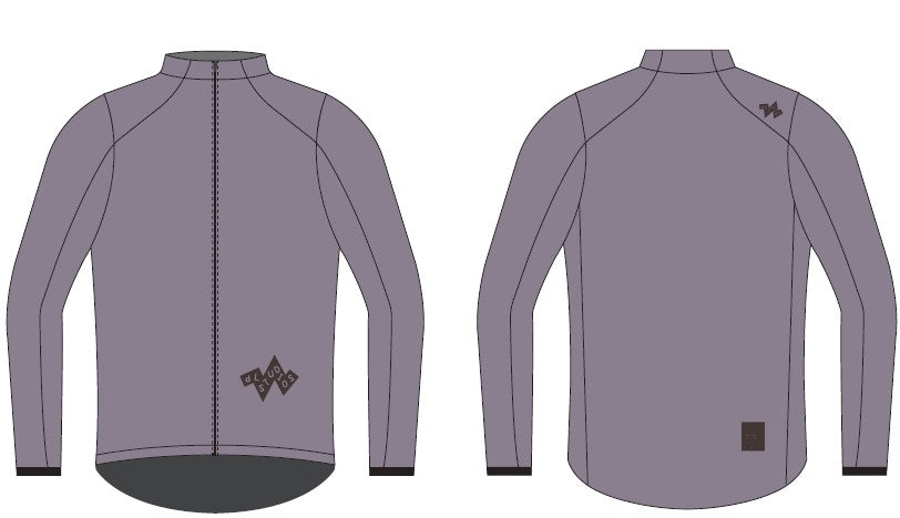 DARKHORSE WIND JACKET - POCKETLESS SMOKEBERRY – Donkey Label